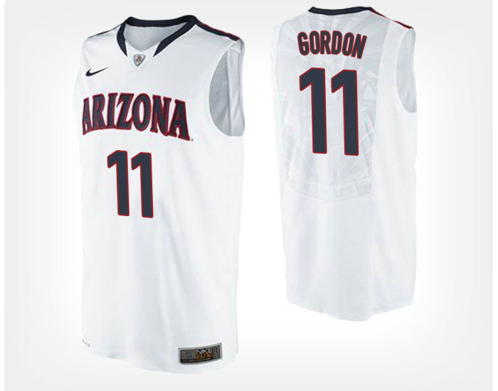 Youth Arizona Wildcats #11 Aaron Gordon White Road Authentic College ...